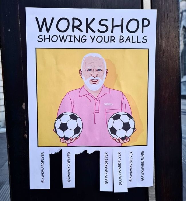 Artist Makes Super Awkward Flyers And Hang Them In The Streets » Design ...