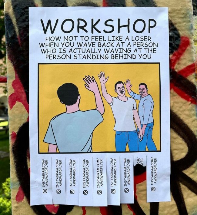 Artist Makes Super Awkward Flyers And Hang Them In The Streets » Design ...