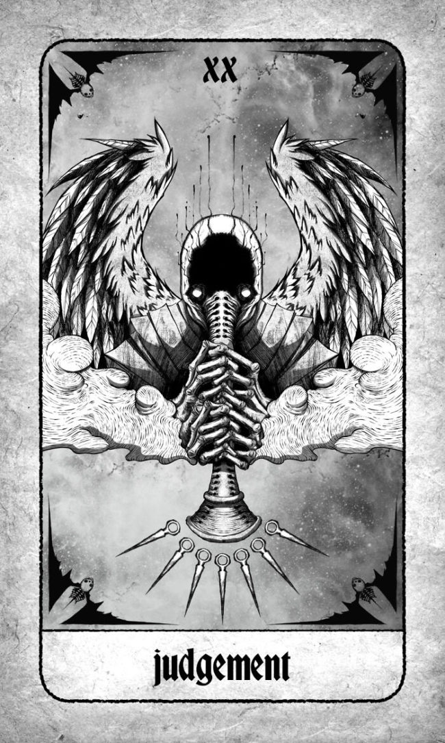 Artist Created Dark Tarot Deck Featuring Creepy Creatures And Demons ...