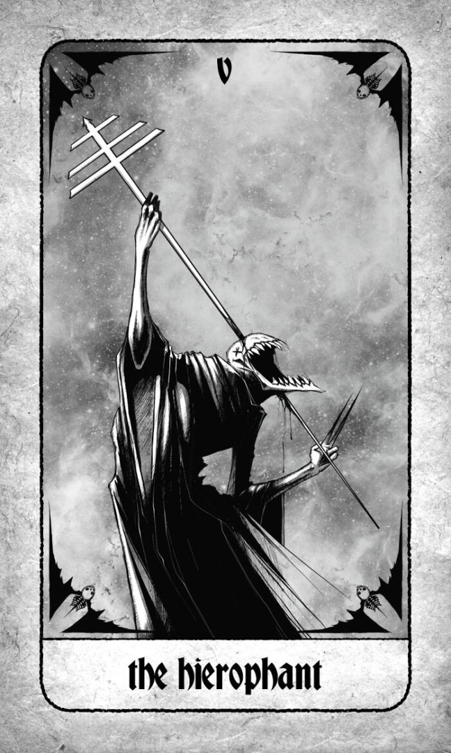 Artist Created Dark Tarot Deck Featuring Creepy Creatures And Demons ...