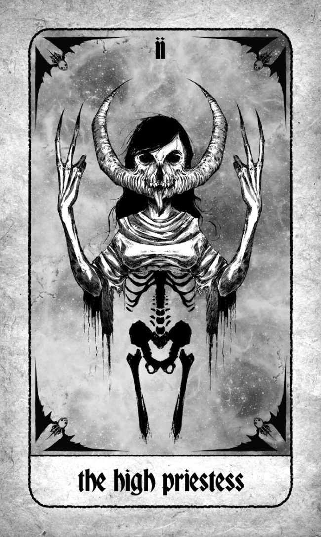 Artist Created Dark Tarot Deck Featuring Creepy Creatures And Demons ...