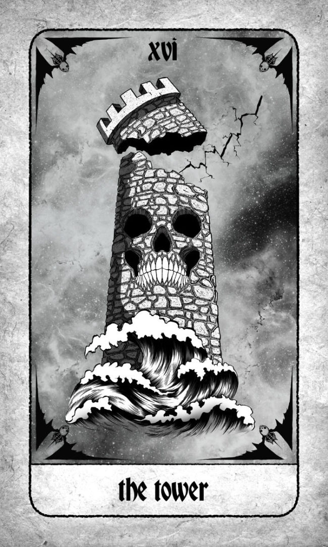 Artist Created Dark Tarot Deck Featuring Creepy Creatures And Demons ...