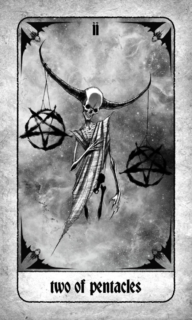 Artist Created Dark Tarot Deck Featuring Creepy Creatures And Demons ...