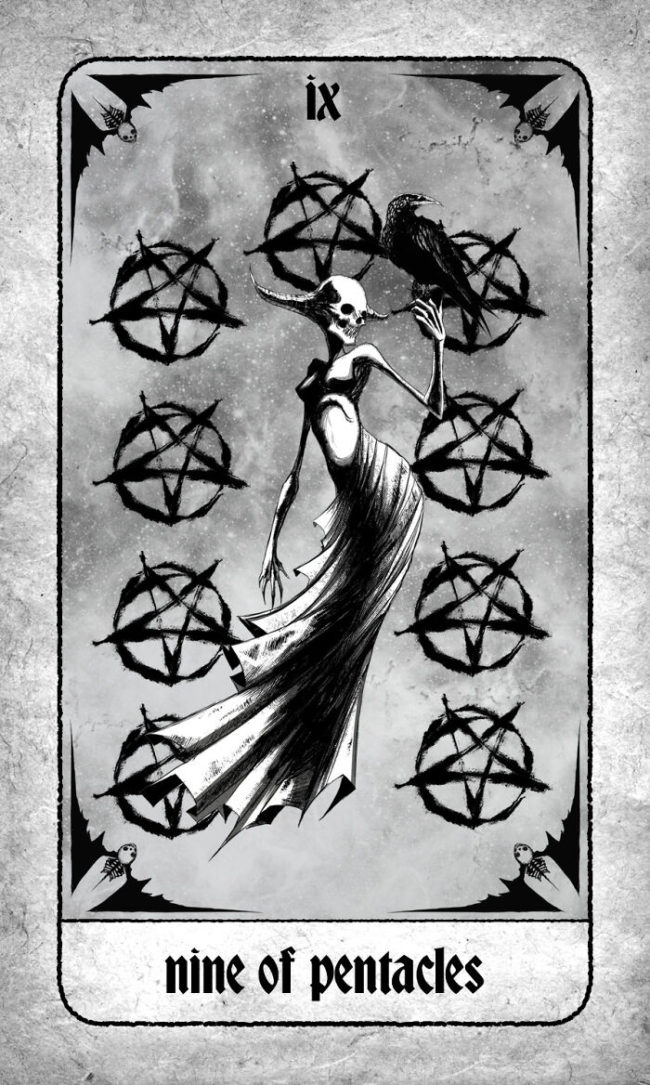Artist Created Dark Tarot Deck Featuring Creepy Creatures And Demons ...