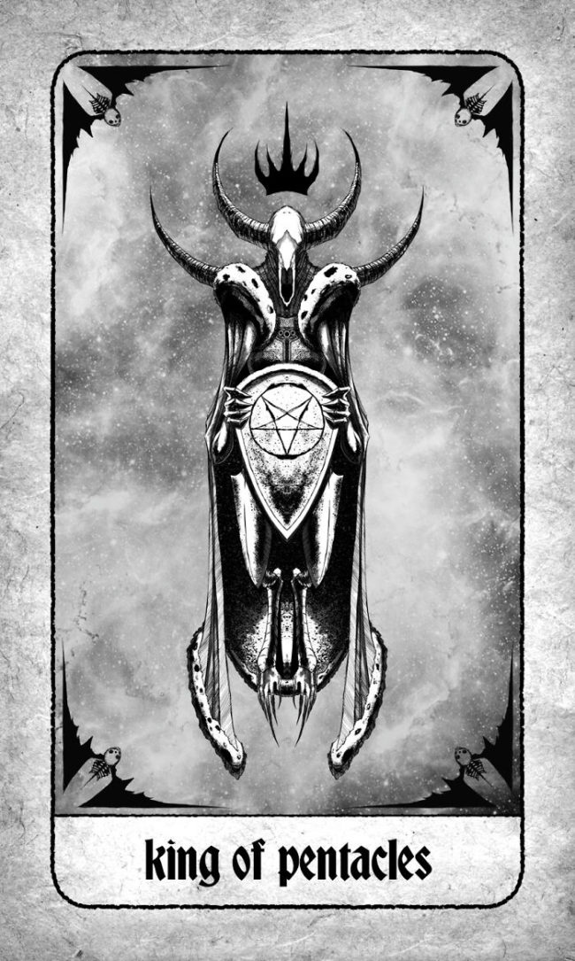 Artist Created Dark Tarot Deck Featuring Creepy Creatures And Demons ...