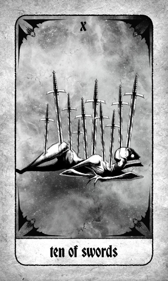 Artist Created Dark Tarot Deck Featuring Creepy Creatures And Demons ...