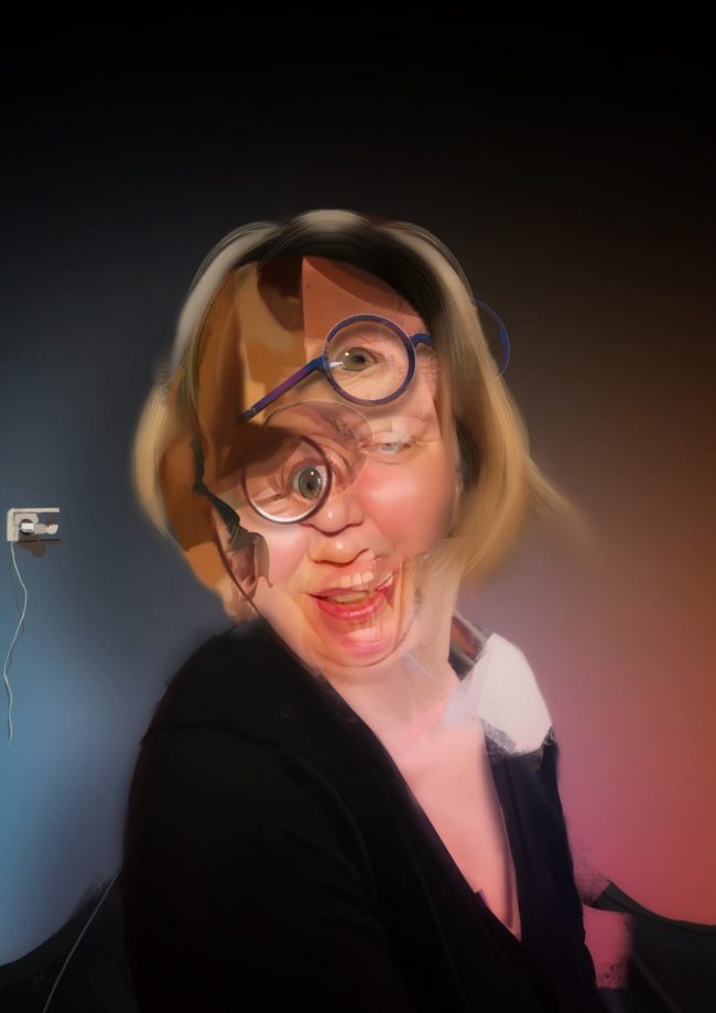 Deconstructed Portraits: Digital Paintings by Guenter Zimmermann ...