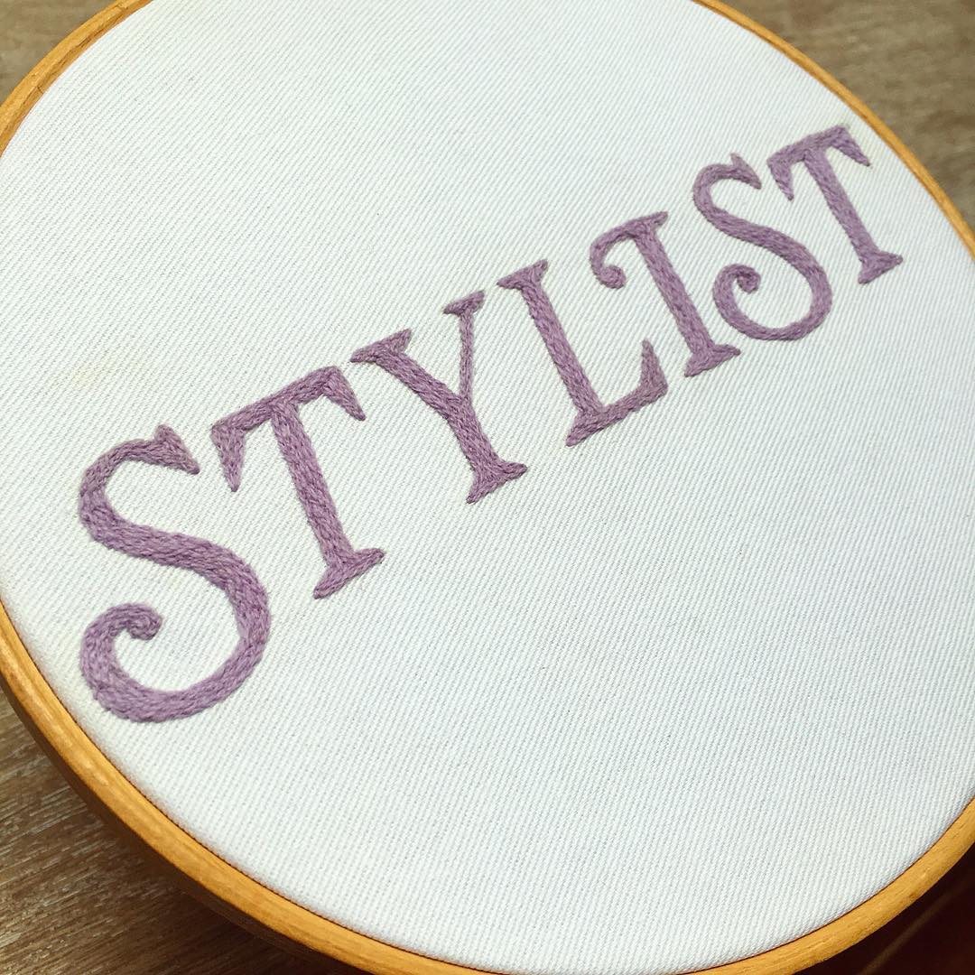 The Superb Embroidered Typography by Jessica Dance » Design You Trust ...