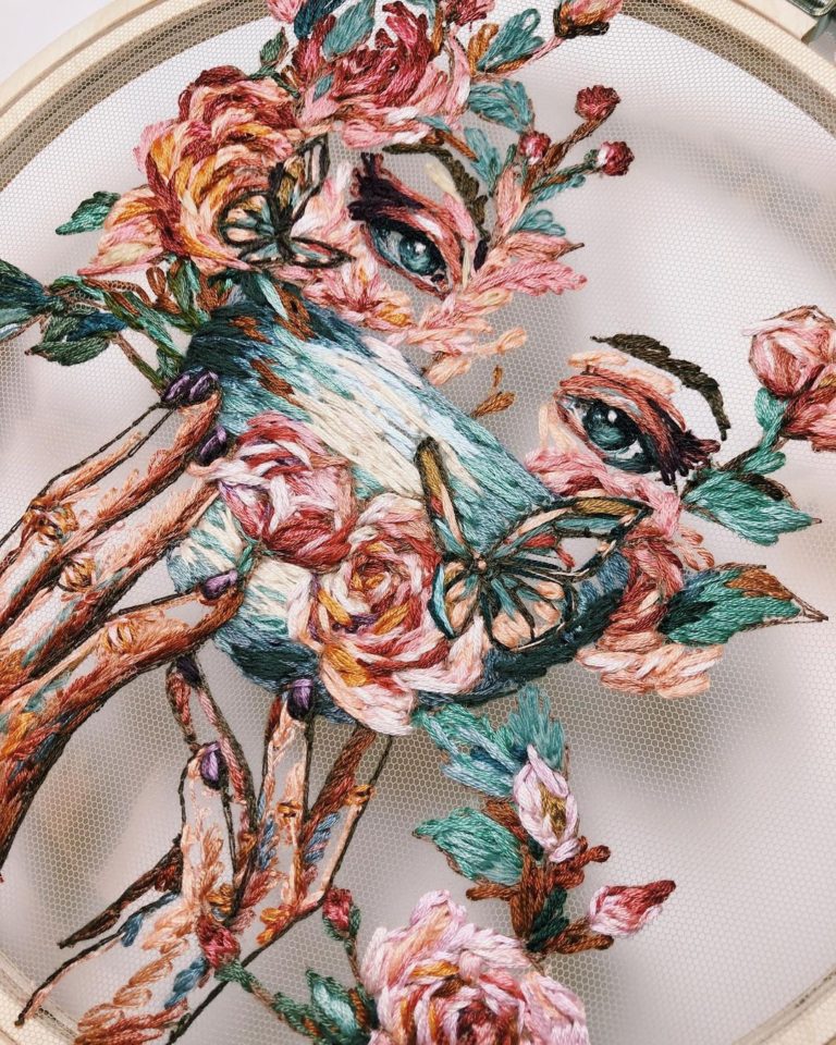 Self-Taught Artist Uses a Unique, Personalized Art Technique of ...