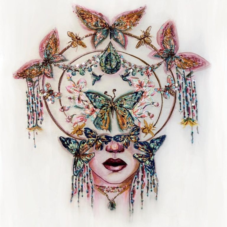 Self-Taught Artist Uses a Unique, Personalized Art Technique of ...