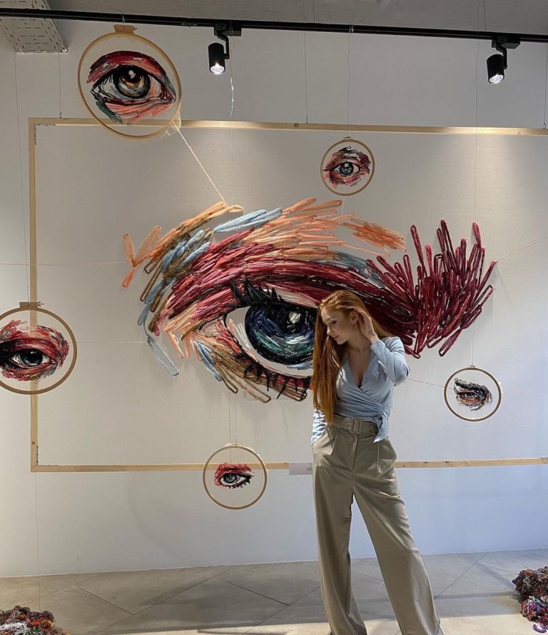 Self-Taught Artist Uses a Unique, Personalized Art Technique of ...