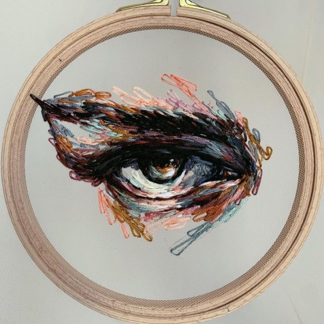 Self-Taught Artist Uses a Unique, Personalized Art Technique of ...