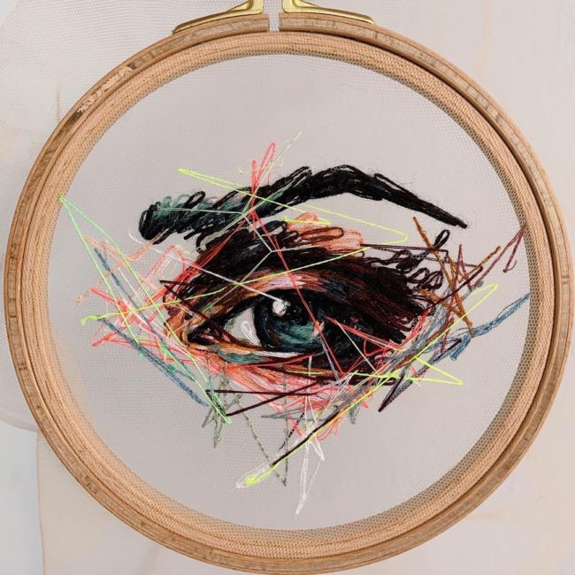 Self-Taught Artist Uses a Unique, Personalized Art Technique of ...