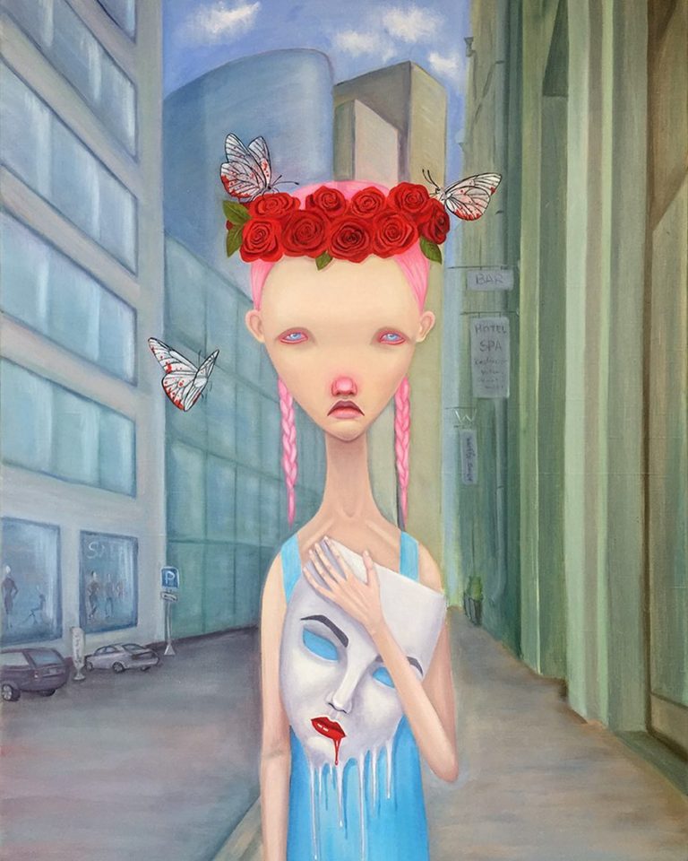 Artist Creates Paintings That Cause Conflicted Feelings Of Peace And ...