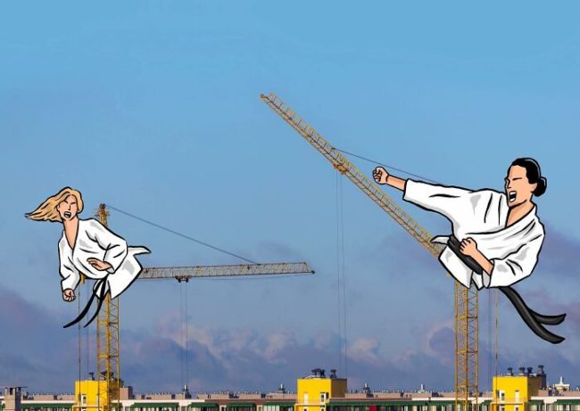 Robin Yayla Creates Illustrations On Top Of Scenic Pictures And It ...