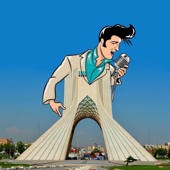 Robin Yayla Creates Illustrations On Top Of Scenic Pictures And It ...