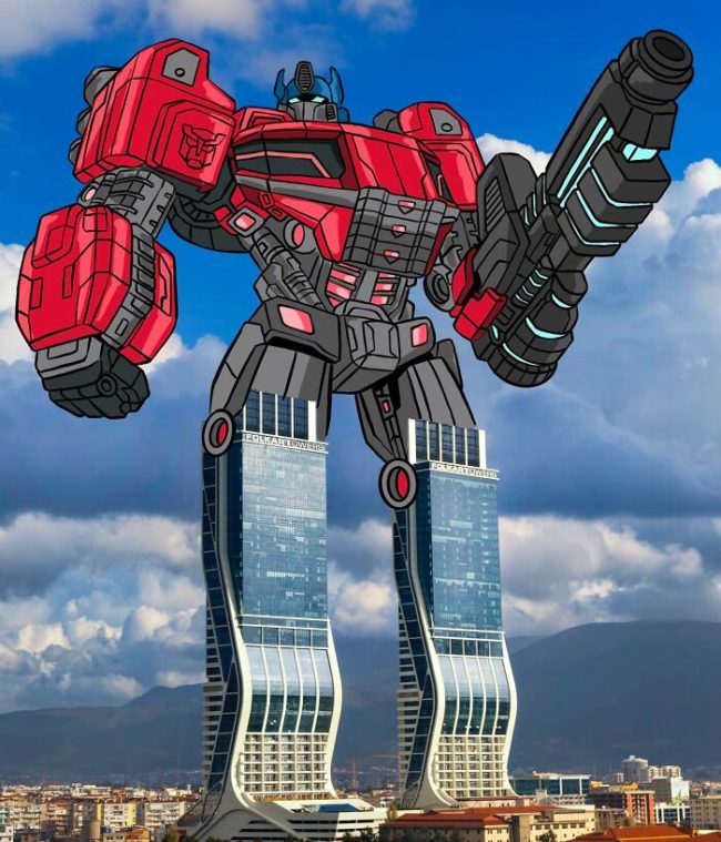 Robin Yayla Creates Illustrations On Top Of Scenic Pictures And It ...