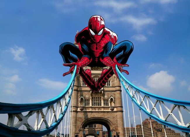 Robin Yayla Creates Illustrations On Top Of Scenic Pictures And It ...