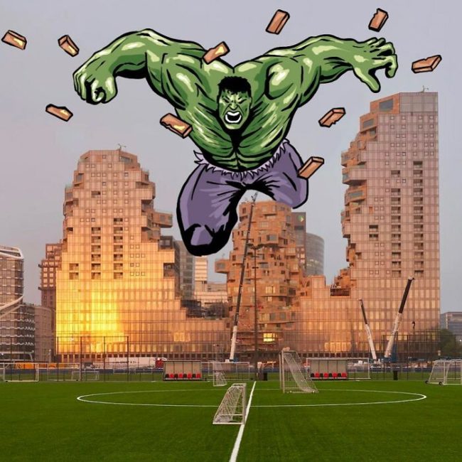 Robin Yayla Creates Illustrations On Top Of Scenic Pictures And It ...