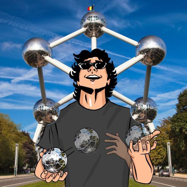 Robin Yayla Creates Illustrations On Top Of Scenic Pictures And It ...