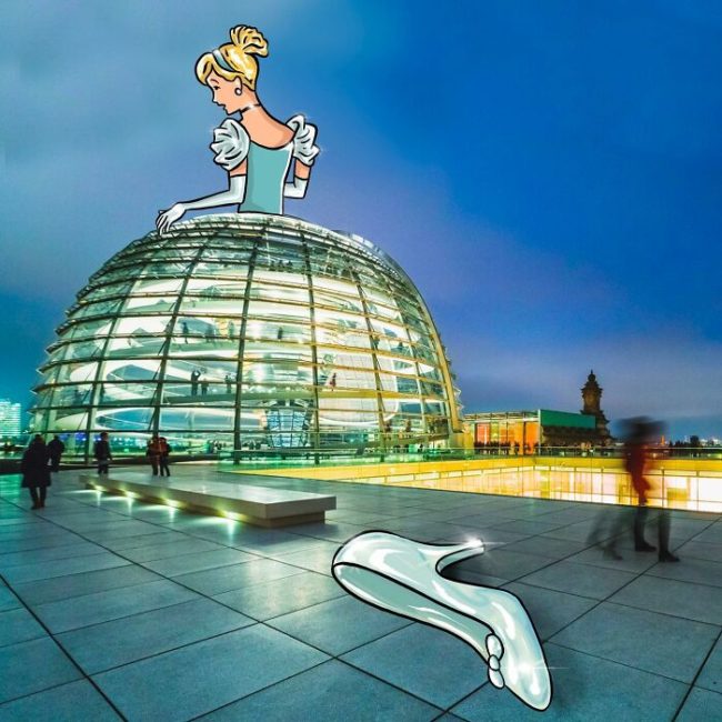 Robin Yayla Creates Illustrations On Top Of Scenic Pictures And It ...