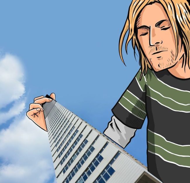 Robin Yayla Creates Illustrations On Top Of Scenic Pictures And It ...