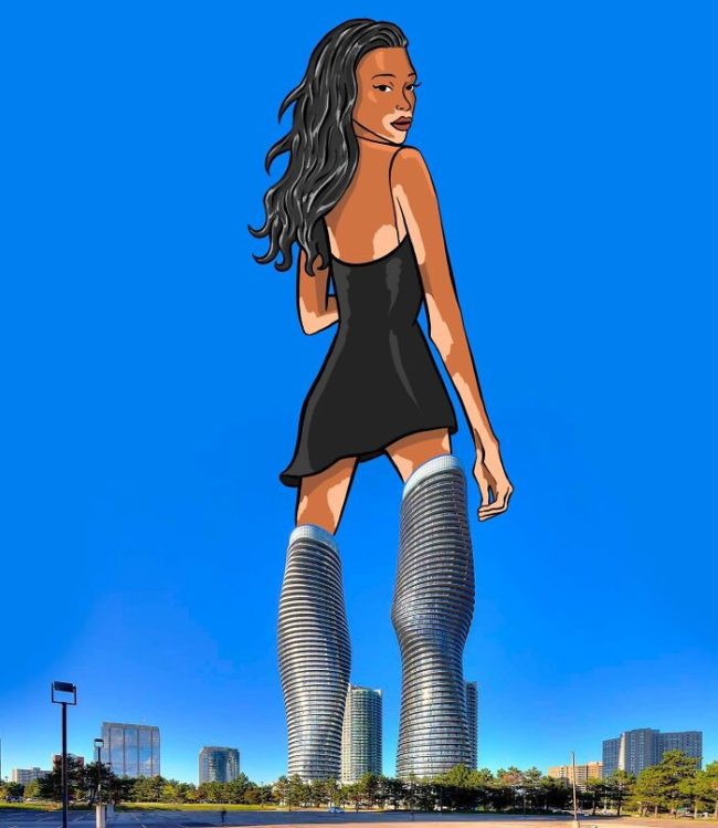 Robin Yayla Creates Illustrations On Top Of Scenic Pictures And It ...