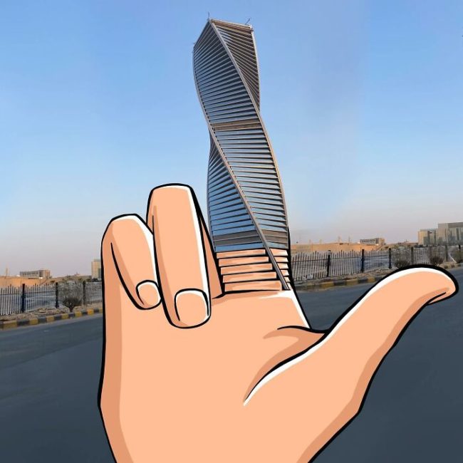 Robin Yayla Creates Illustrations On Top Of Scenic Pictures And It ...