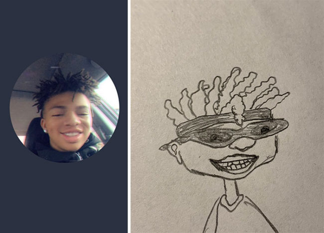 This Guy Is Trolling His Followers By Drawing Their Avatars In A Funny ...