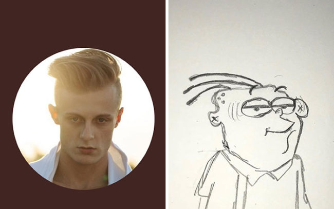 This Guy Is Trolling His Followers By Drawing Their Avatars In A Funny ...
