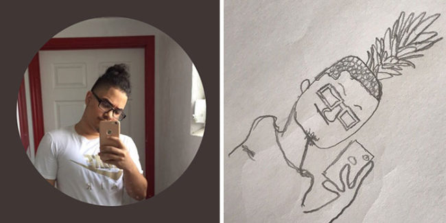 This Guy Is Trolling His Followers By Drawing Their Avatars In A Funny ...