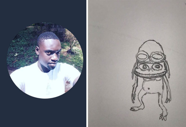 This Guy Is Trolling His Followers By Drawing Their Avatars In A Funny ...