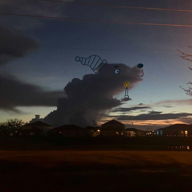 A Daily Cloud: Artist Creates Funny Doodles Of Clouds That Makes ...