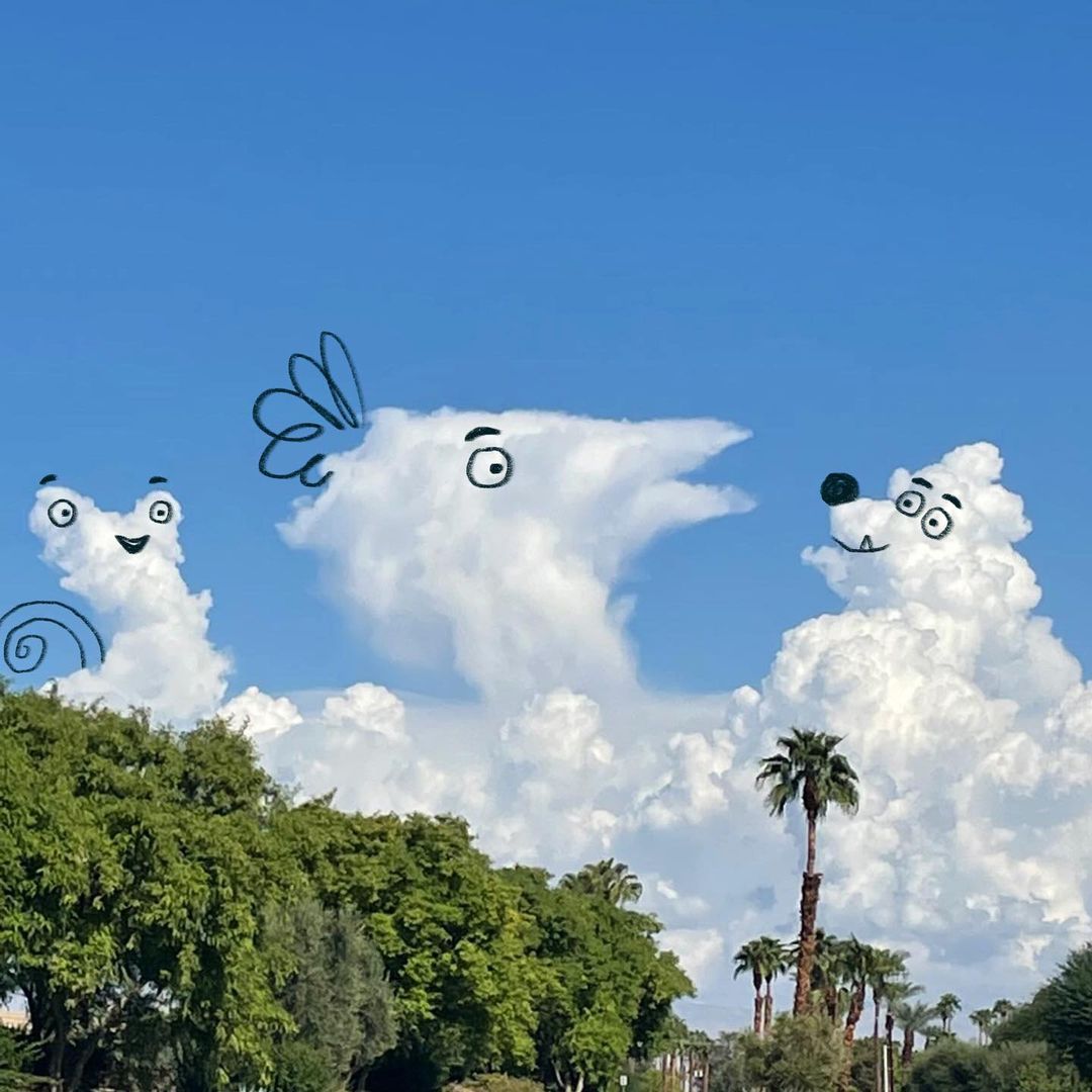 A Daily Cloud: Artist Creates Funny Doodles Of Clouds That Makes ...
