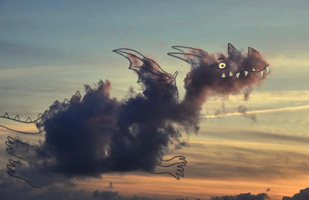 A Daily Cloud: Artist Creates Funny Doodles Of Clouds That Makes ...