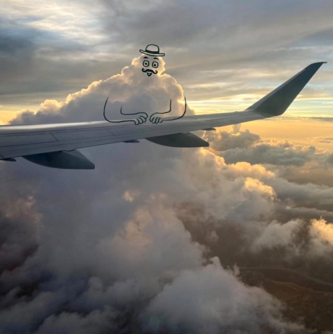 A Daily Cloud: Artist Creates Funny Doodles Of Clouds That Makes ...
