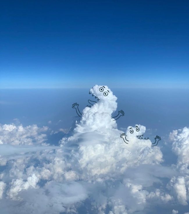 A Daily Cloud: Artist Creates Funny Doodles Of Clouds That Makes ...