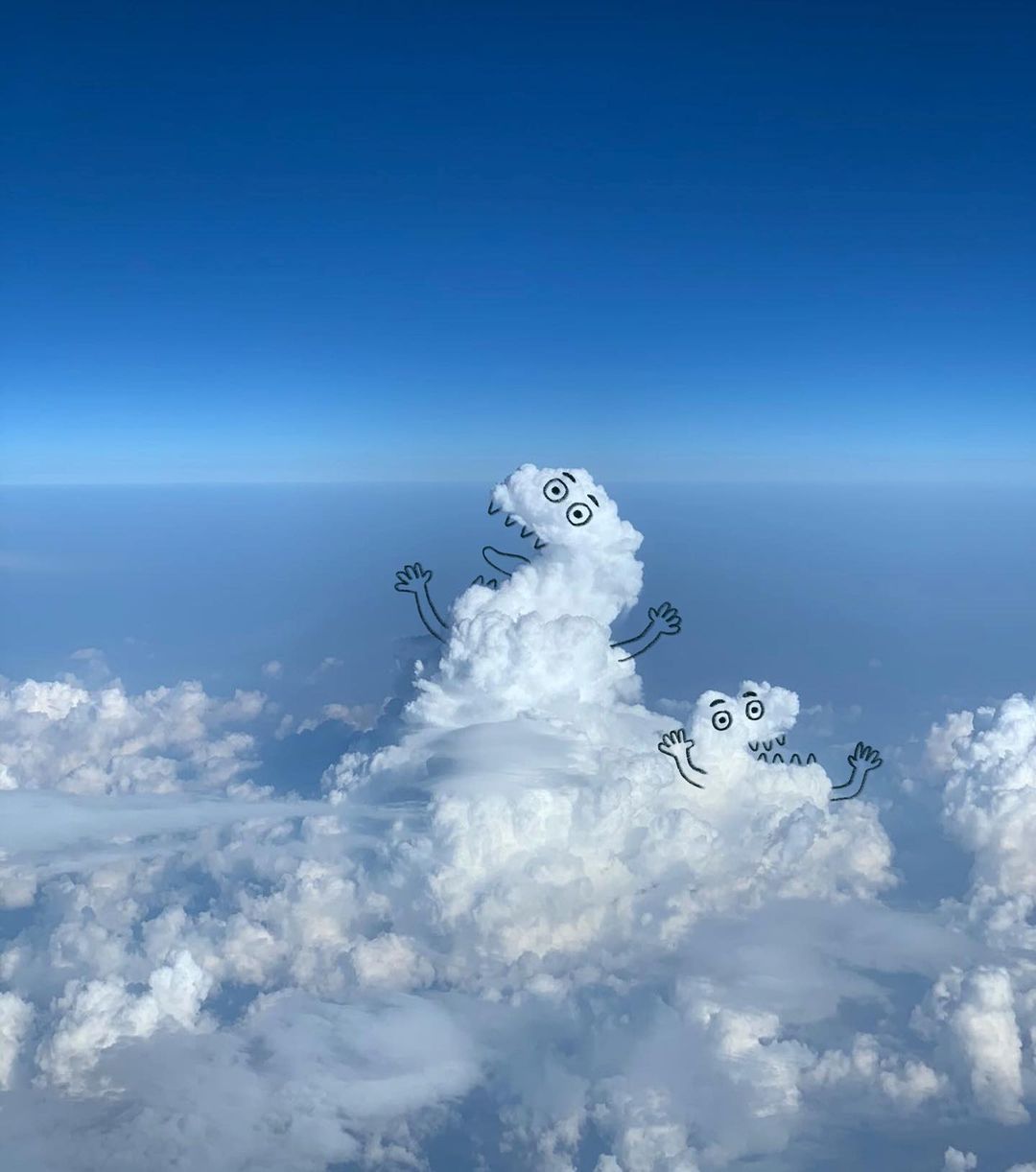 A Daily Cloud: Artist Creates Funny Doodles Of Clouds That Makes ...