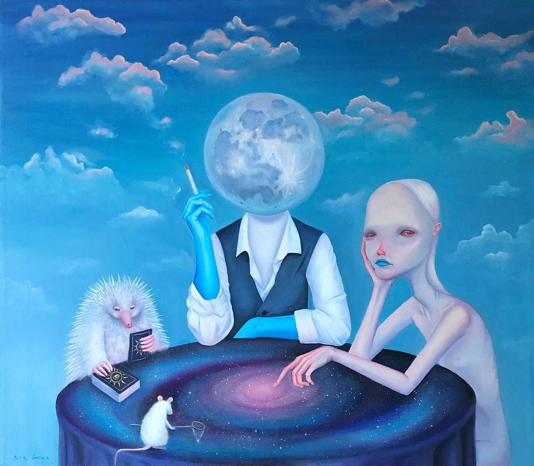 Artist Creates Paintings That Cause Conflicted Feelings Of Peace And ...