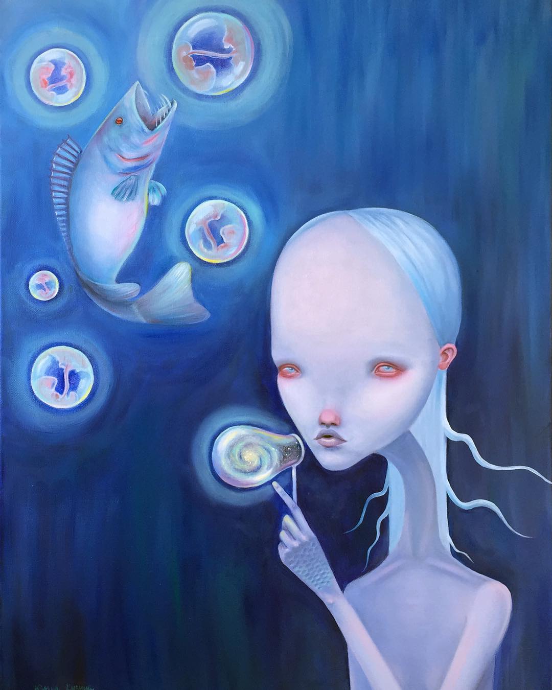 Artist Creates Paintings That Cause Conflicted Feelings Of Peace And ...