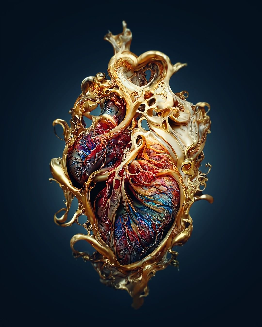 Digital Artist Andrejs Pidjass Creates Incredible AI-Generated Hearts ...