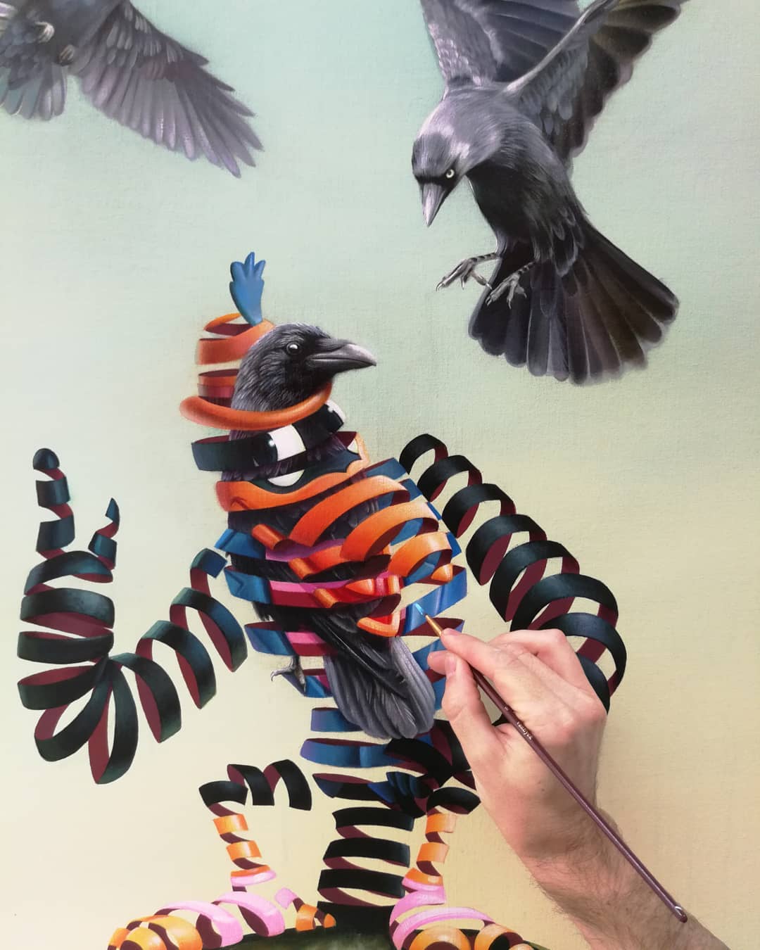 Dutch Artist “Peels Away” The Surface Of Iconic Characters, Revealing ...