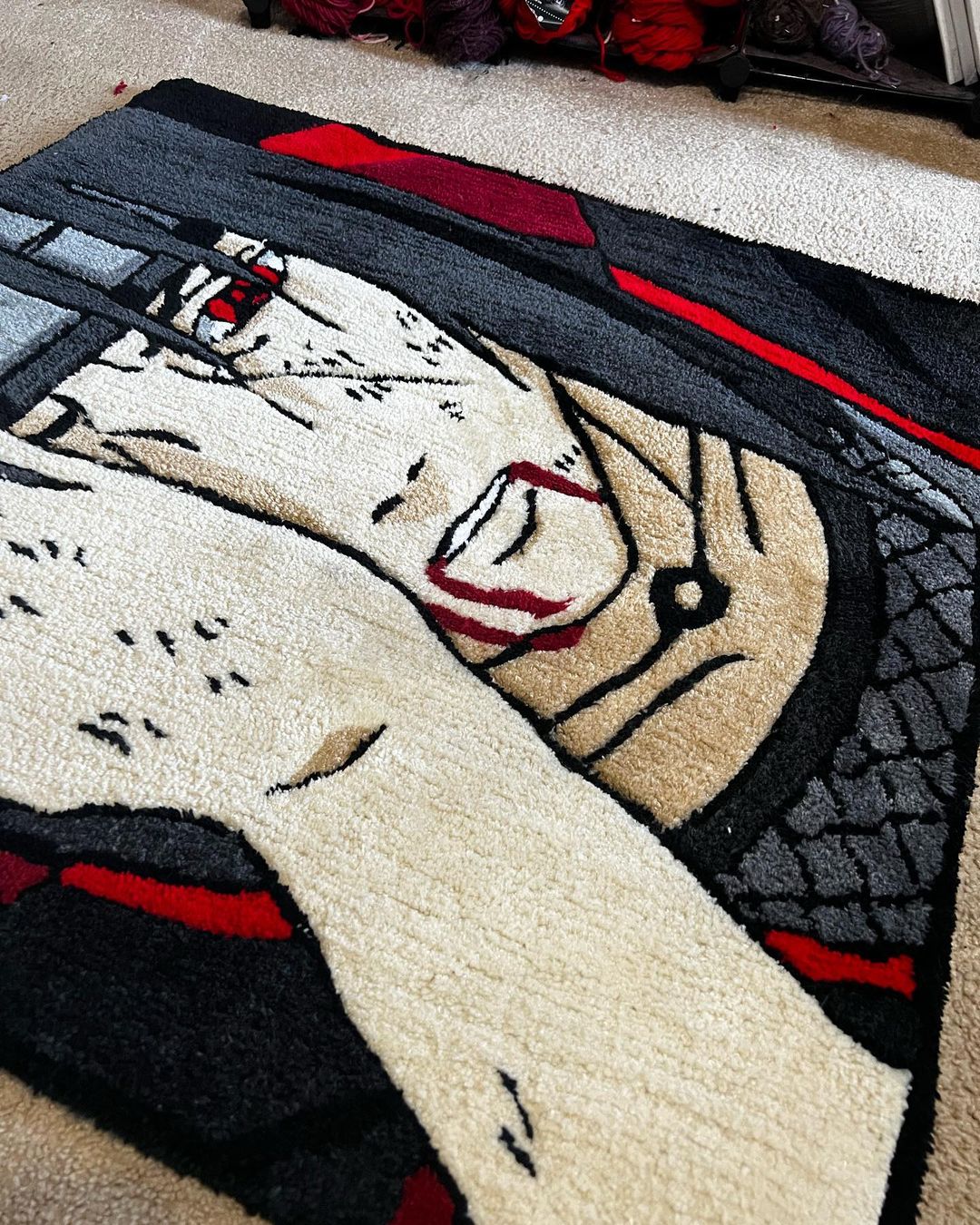 A Carpet Enthusiast Has Created Rugs Featuring Popular Anime and ...