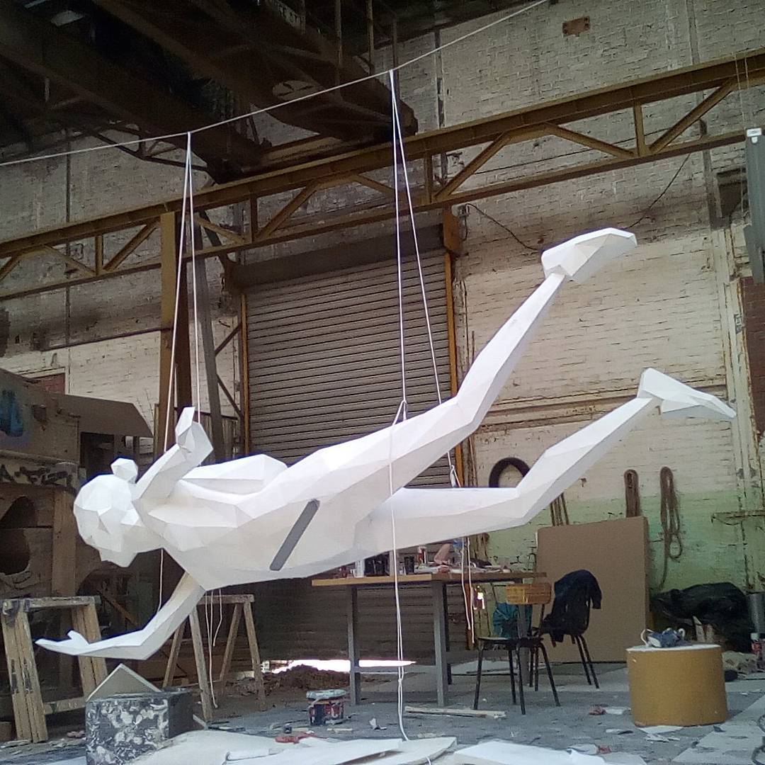 Huge Low Poly Art Sculptures and Installations by David Mesguich ...