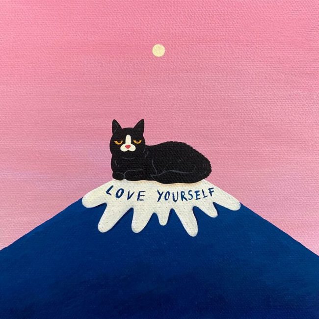 Artist Combines Dry Humor with Adopted Cat’s Attitude in Hilarious ...