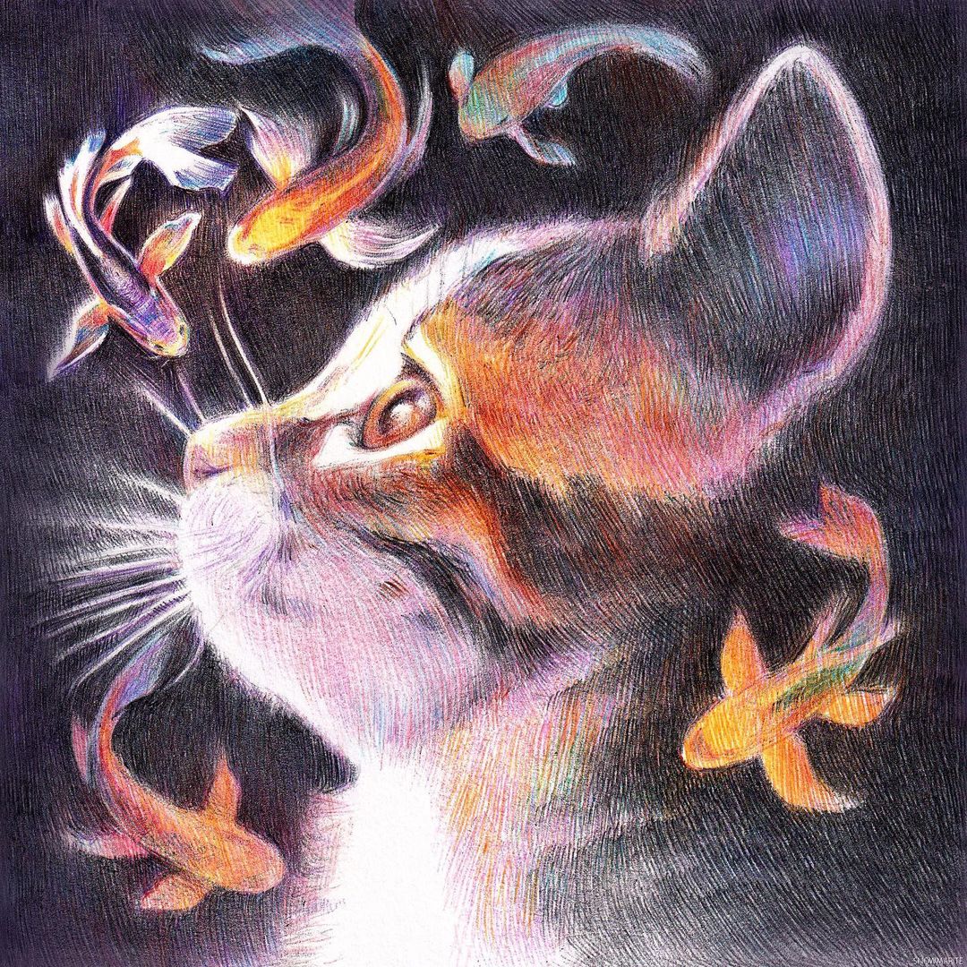 Marite Desaine’s Painting-Like Ballpoint Pen Drawings » Design You ...