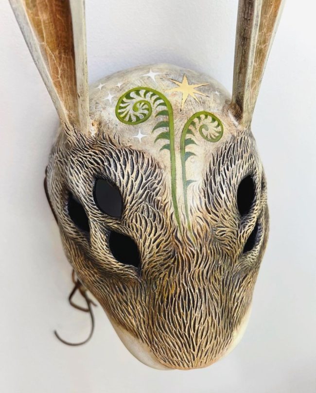 Eye-Catching Surreal and Folk-Inspired Mask Sculptures by Kristen Egan ...