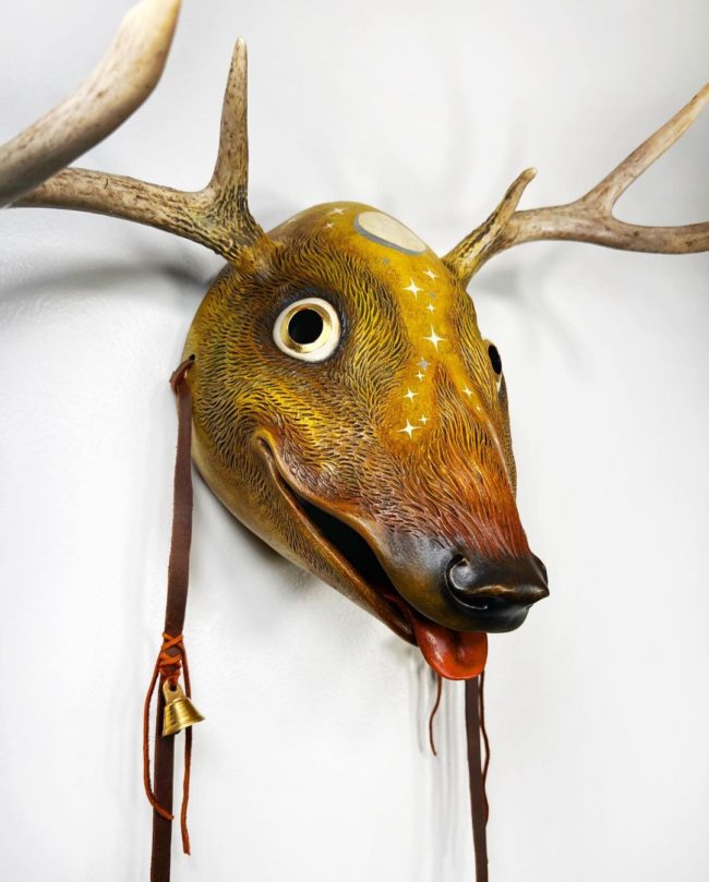 Eye-Catching Surreal and Folk-Inspired Mask Sculptures by Kristen Egan ...