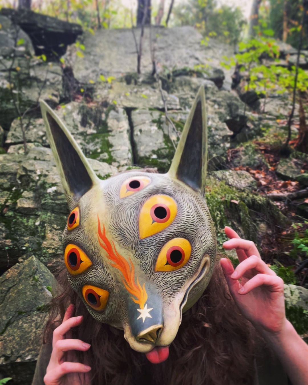 Eye-Catching Surreal and Folk-Inspired Mask Sculptures by Kristen Egan ...