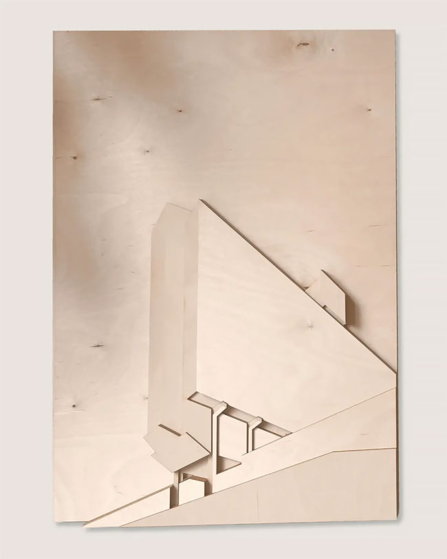This Agency Creates Plywood Renderings of Modernist Buildings » Design ...